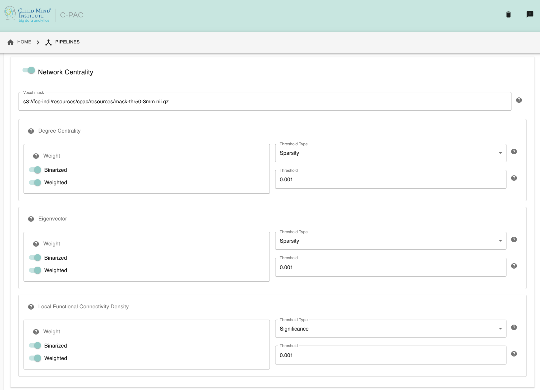 Network Centrality - C-PAC 1.8.5.dev1 Beta documentation